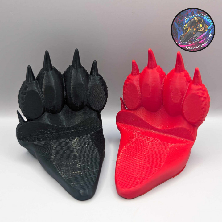 3D Printable Dragon Paw Door Stop by Kirsten M