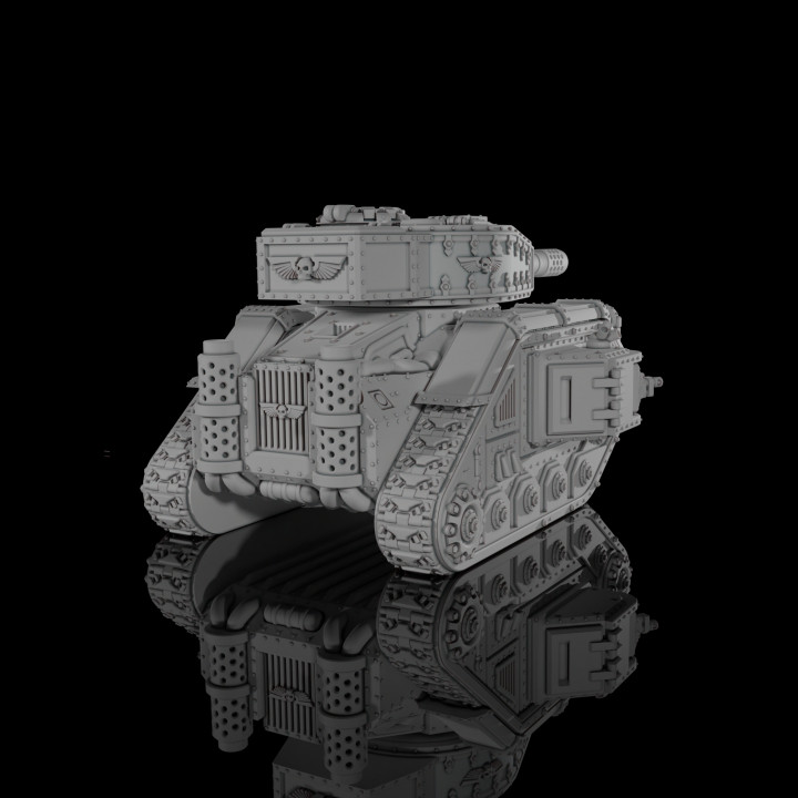 3D Printable Gothic Russ Main Battle Tank by Alexander Wolfe