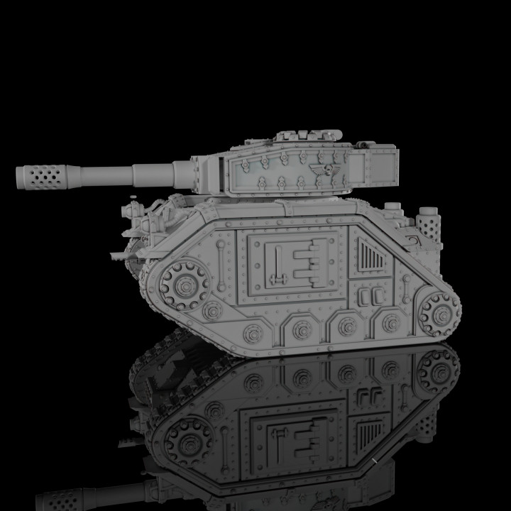 3D Printable Gothic Russ Main Battle Tank by Alexander Wolfe