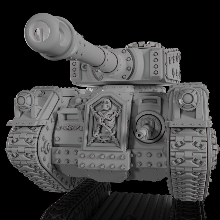 3D Printable Gothic Russ Main Battle Tank by Alexander Wolfe
