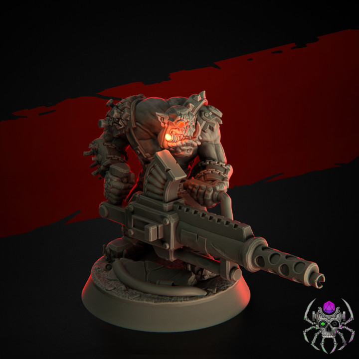 3D Printable Ork Wasteland Marauderz by EightLegsMiniatures