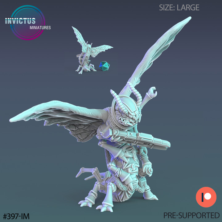 3D Printable Centipede Folk Set B / Space Crawler / Insectoid Beast ...