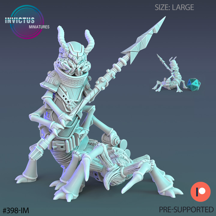 3D Printable Centipede Folk Set B / Space Crawler / Insectoid Beast ...