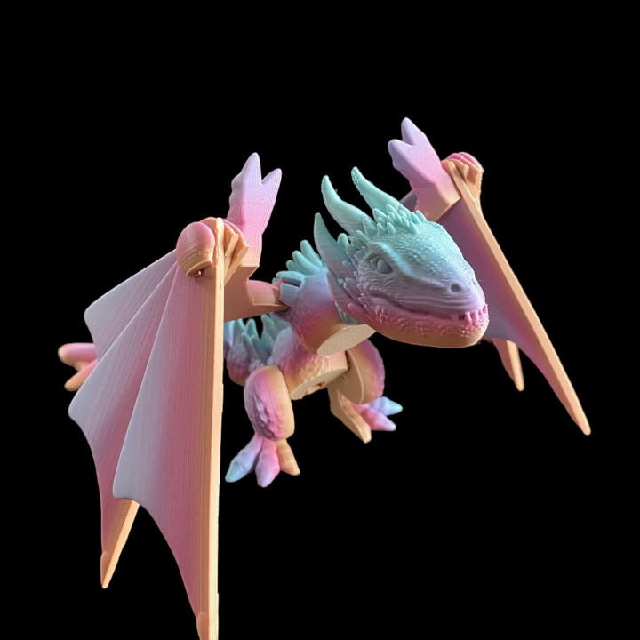3D Printable Swap It Dragon by The Dragon's Den