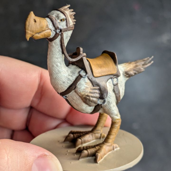 3D Print of Axe Beak Mount by babetvandermade