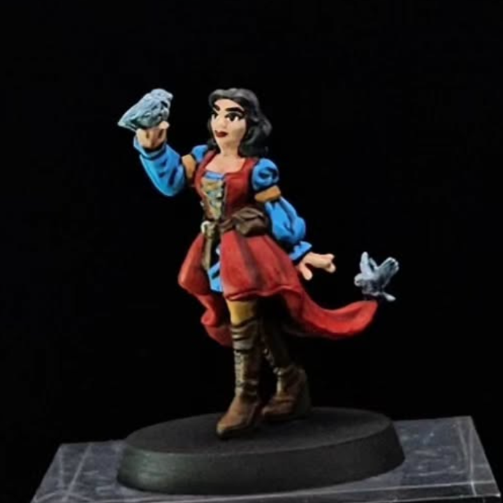 3D Print of Female Druid Princess - Princess Trinette, Princess Snow ...