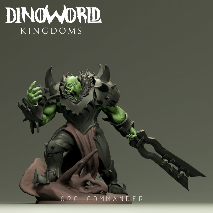 3D Printable Orc commander rex by Dinoworld