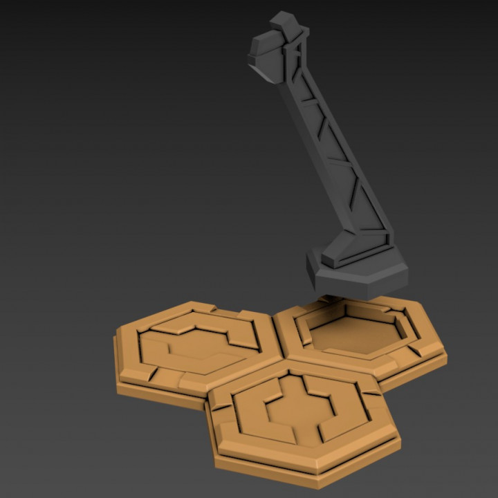 3D Printable RXG-25 Tadpole 15mm scale by Extra Guy