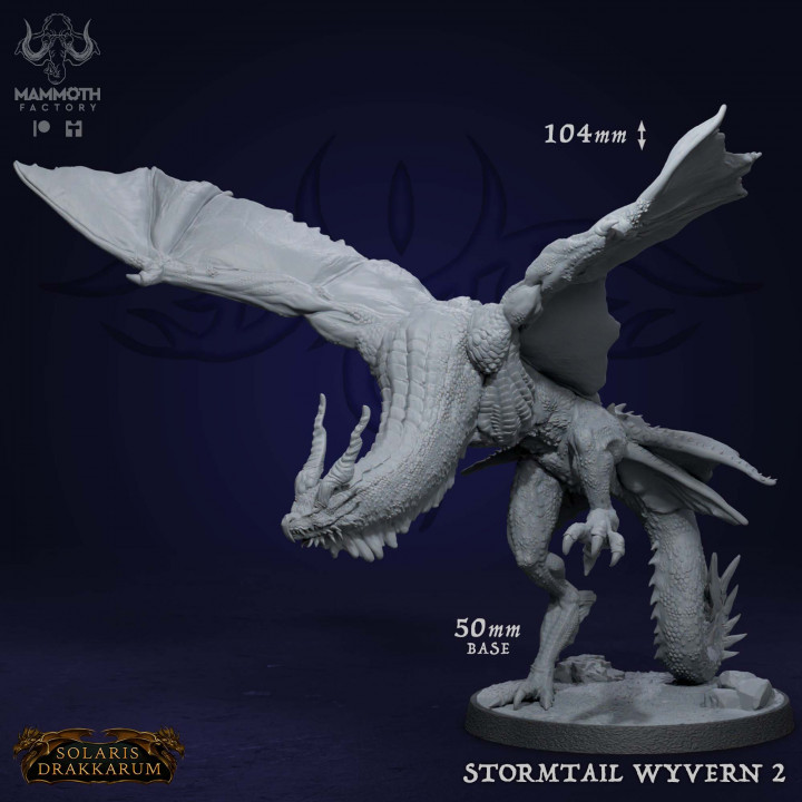 3D Printable Stormtail Wyvern Warband by Mammoth Factory