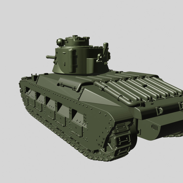 3D Printable Matilda II Mk.II - Goat (UK, WW2) by Wargame3d