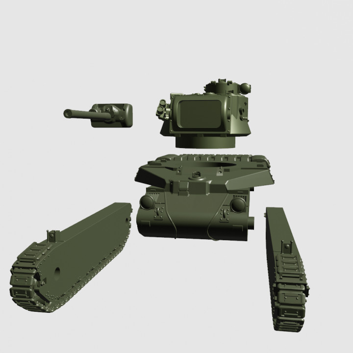 3D Printable Matilda II Mk.II - Goat (UK, WW2) by Wargame3d