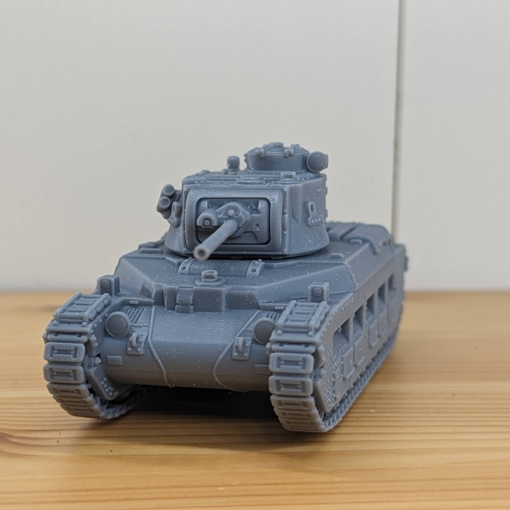 3D Printable Matilda II Mk.II - Goat (UK, WW2) by Wargame3d