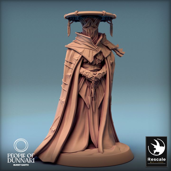 3D Printable Sun Priest by Rescale Miniatures