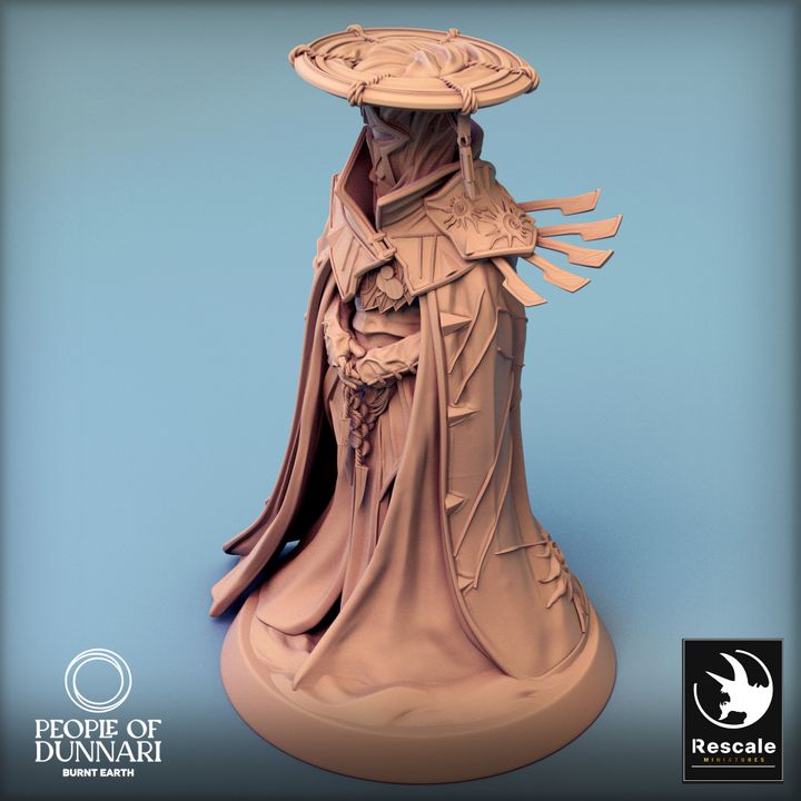 3D Printable Sun Priest by Rescale Miniatures