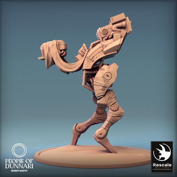 3D Printable Medoka Stand by Rescale Miniatures