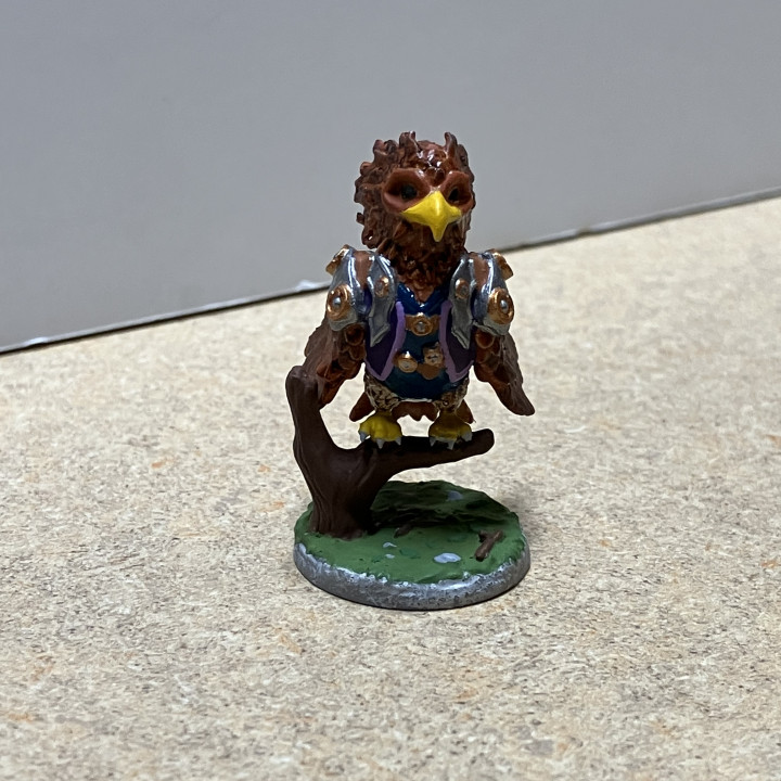 3D Print of Magical Familiar - Hawk Ranger by timothyfallos