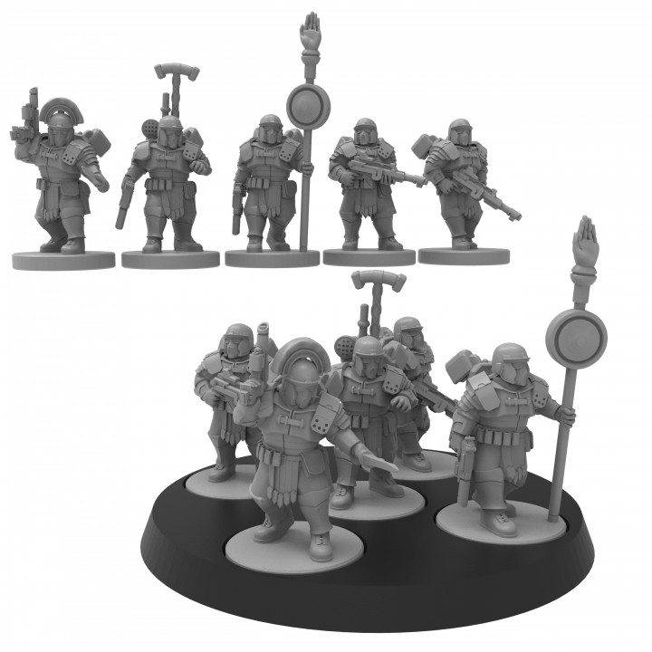 3D Printable Smol Roman Centurion Command - Presupported by ThatEvilOne
