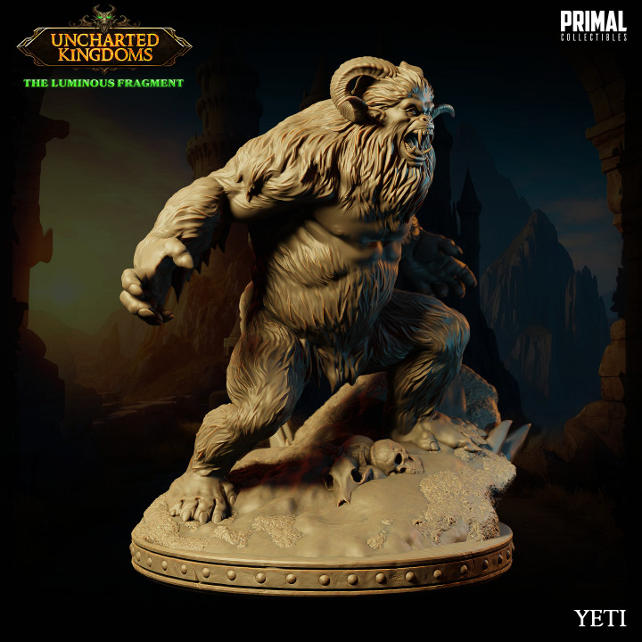3D Printable Yetis - February 2024 - Uncharted Kingdoms by PRIMAL ...