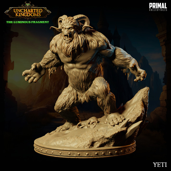 3D Printable Yetis - February 2024 - Uncharted Kingdoms by PRIMAL ...