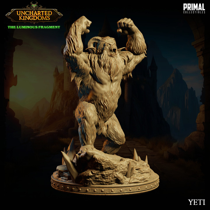 3D Printable Yetis - February 2024 - Uncharted Kingdoms by PRIMAL ...