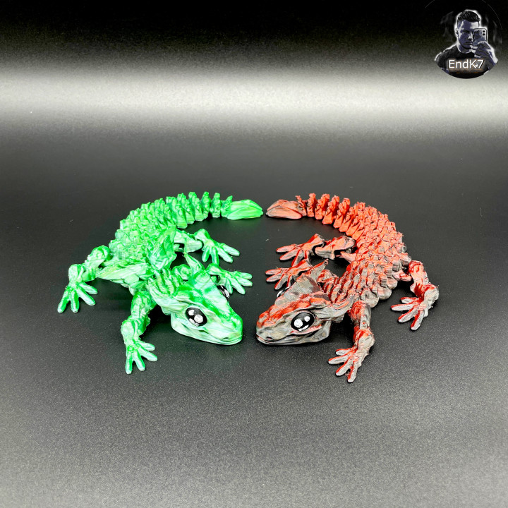 3D Printable Glorious Baby Dragon - Articulated - Print in Place - No ...