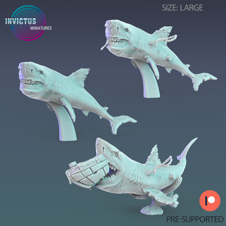 3D Printable Underwater Odyssey Set / Water & Sea Monster Encounter ...