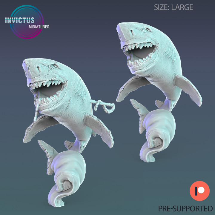 3D Printable Underwater Odyssey Set / Water & Sea Monster Encounter ...