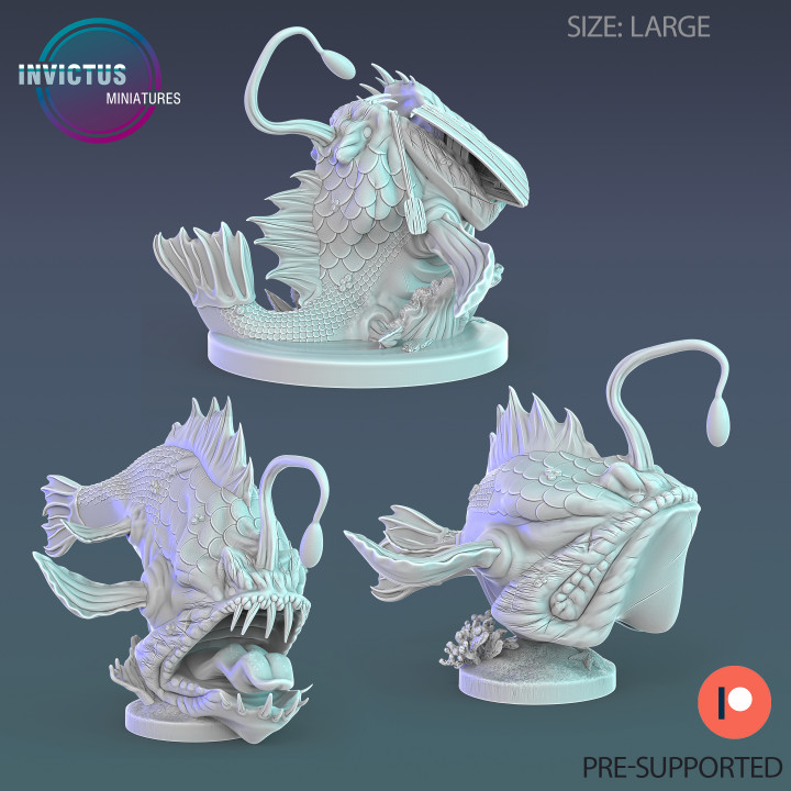 3D Printable Underwater Odyssey Set / Water & Sea Monster Encounter ...