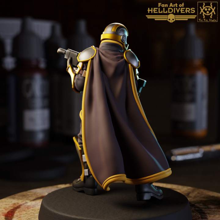 3D Printable Helldivers - Fanart by Tri Fin Studio