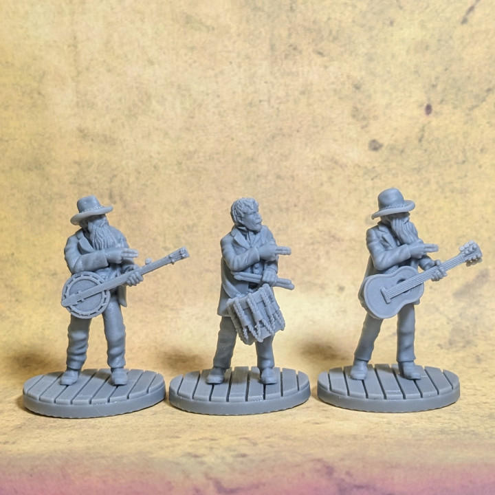 3D Printable GT Texas Saloon Band by Knuckleduster Digital