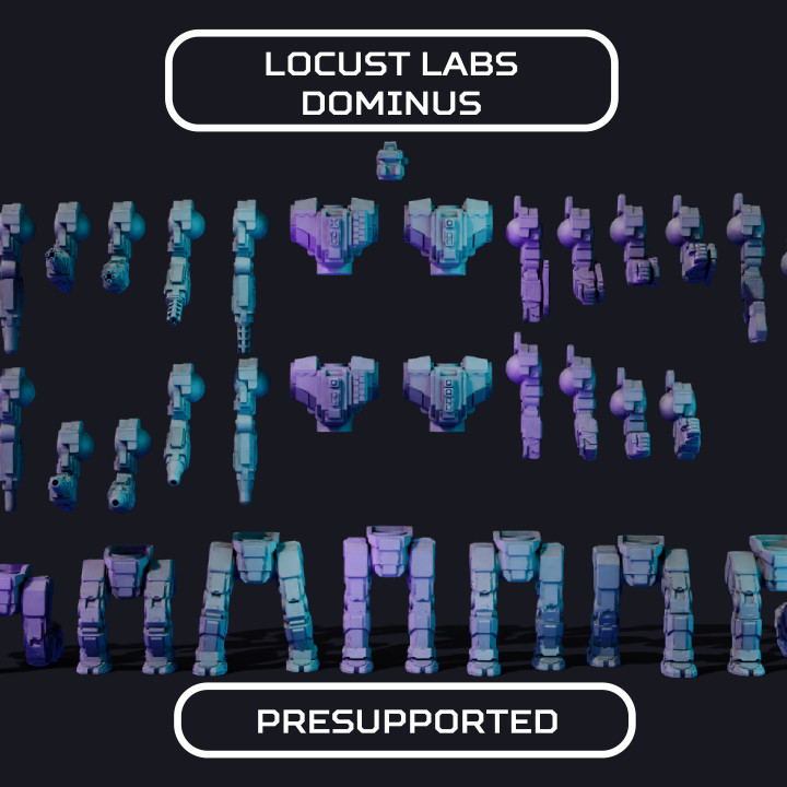 3D Printable 6mm Dominus by Locust_Labs
