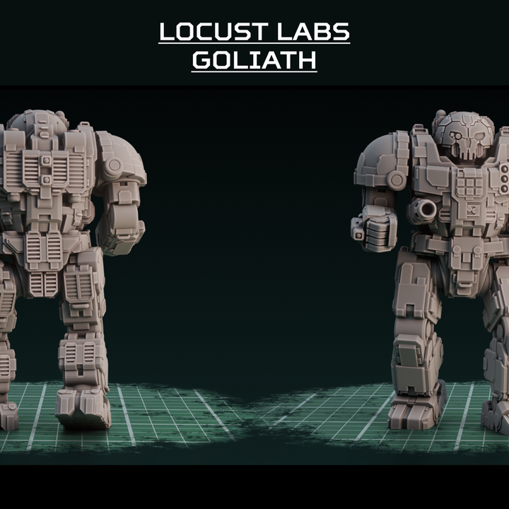 3D Printable 6mm Goliath by Locust_Labs