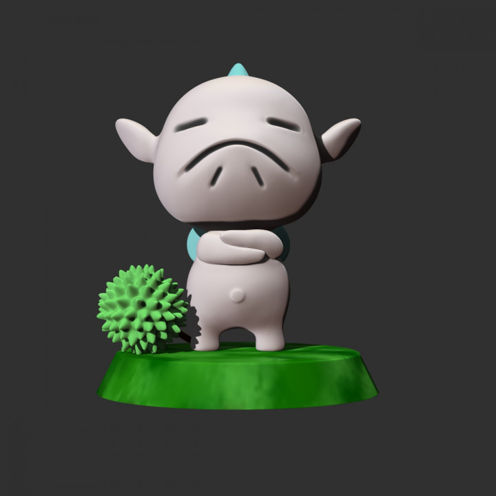 3D Printable Berserk: Chestnut Puck by Edgy DM (Dice and Minis)