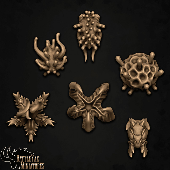 3D Printable Uldrazan Spore Pack by Battle Yak Miniatures