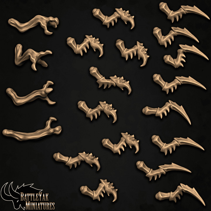 3D Printable Uldrazan Spore Pack by Battle Yak Miniatures