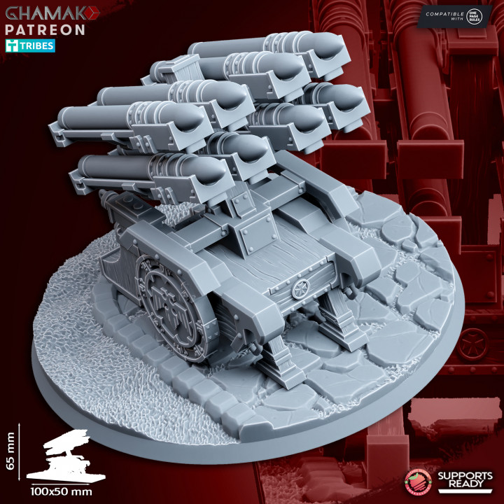 3D Printable Rocket Launcher by Ghamak