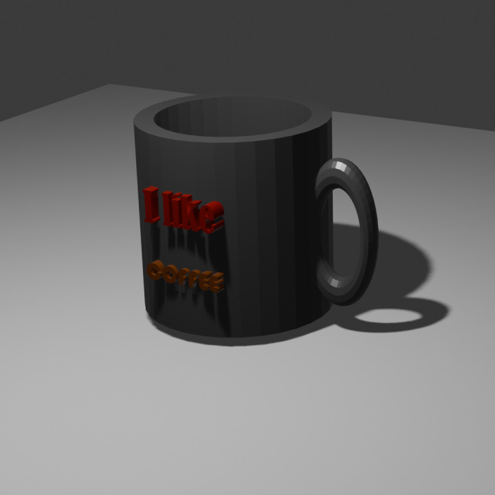 3D Printable coffee mug by Gleb3423