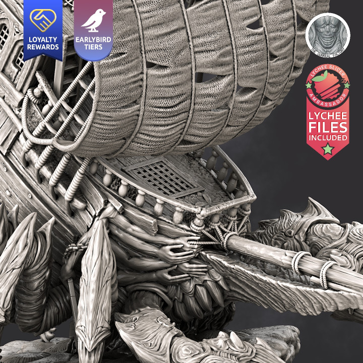 3D Printable Sea Wrath by TheSurrealFactory