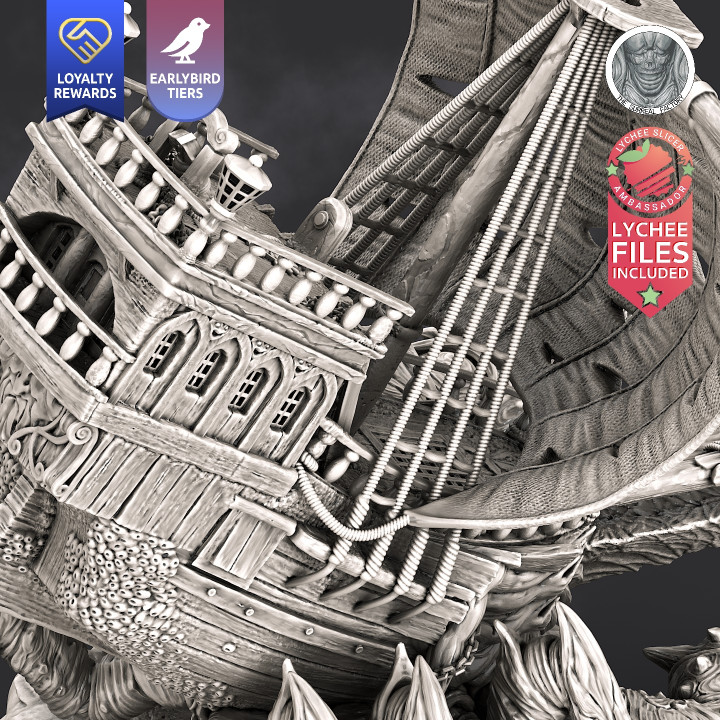 3D Printable Sea Wrath by TheSurrealFactory