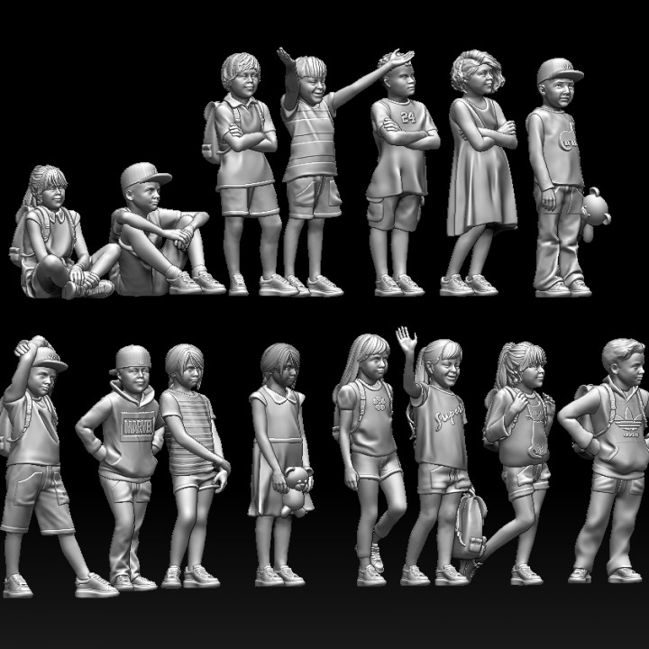 3D Printable children by Dmitry Tishchenkov
