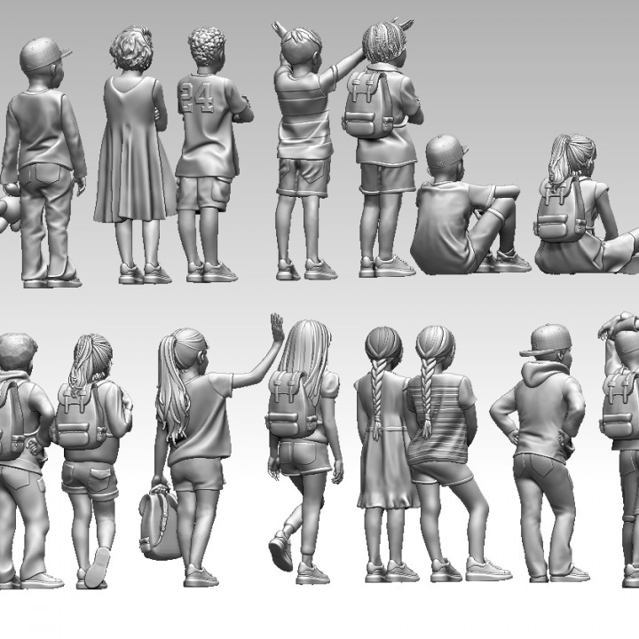 3D Printable children by Dmitry Tishchenkov