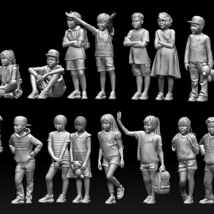 3D Printable children by Dmitry Tishchenkov