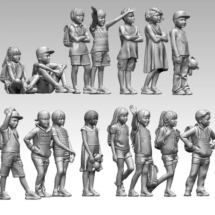 3D Printable children by Dmitry Tishchenkov