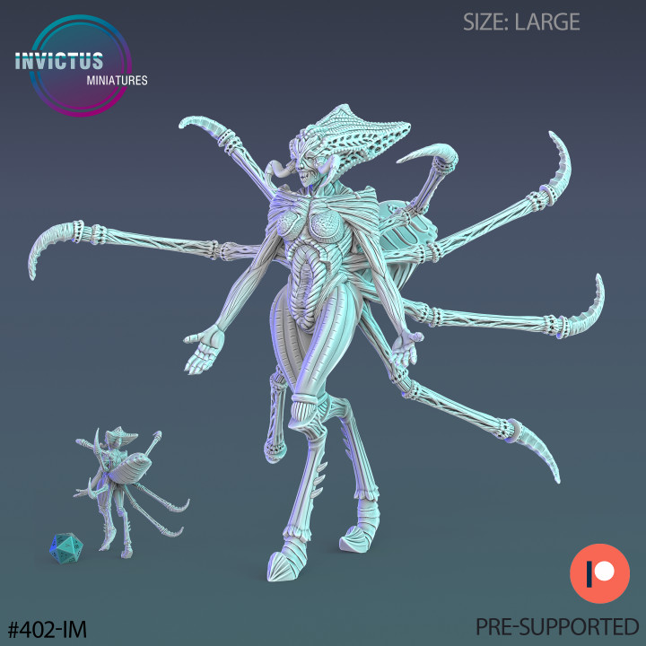 3D Printable Mother Bug Set / Infested Humanoid / Alien Hybrid / Fungus ...