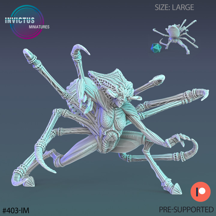 3D Printable Mother Bug Set / Infested Humanoid / Alien Hybrid / Fungus ...