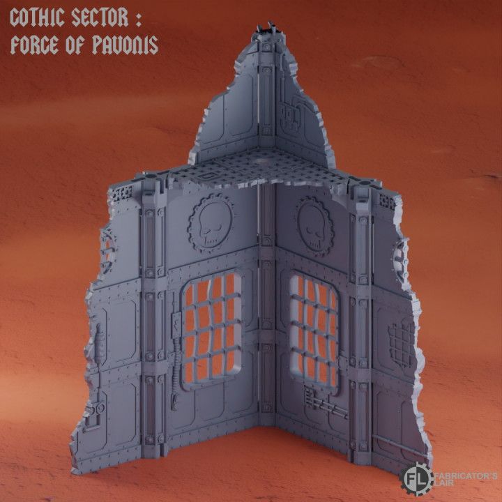 3D Printable Gothic Sector : Forge of Pavonis - Sample by Fabricator's Lair