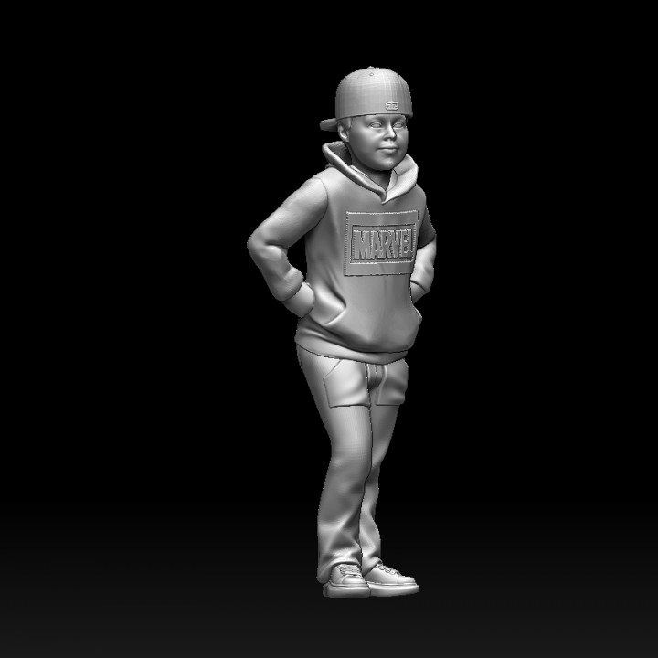 3D Printable boy by Dmitry Tishchenkov