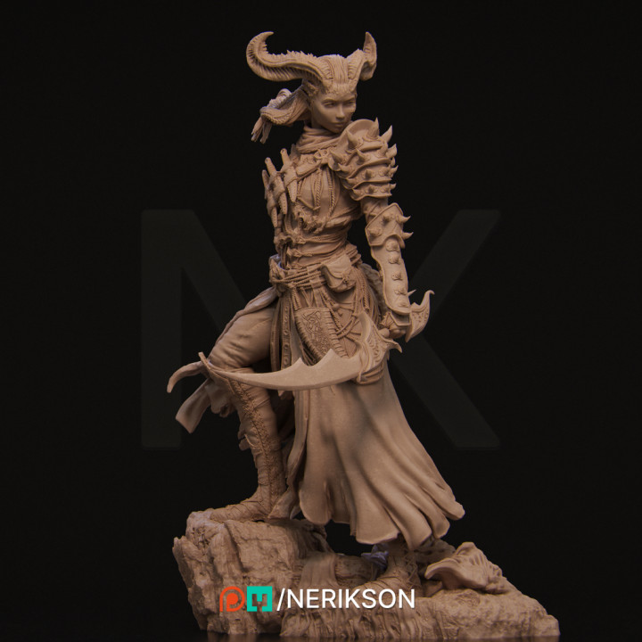 3D Printable Iensi The Demon Hunter [presupported] by Nerikson