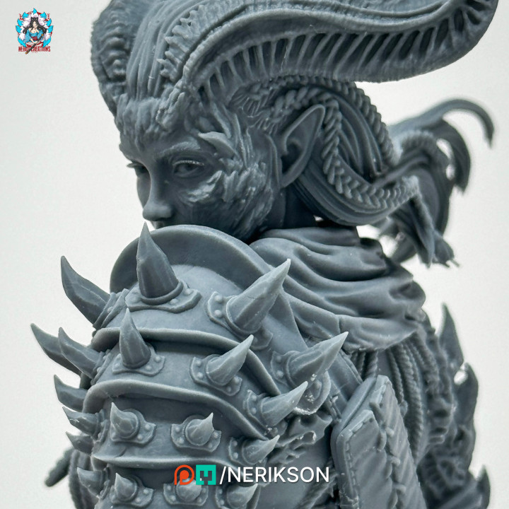 3D Printable Iensi The Demon Hunter [presupported] by Nerikson