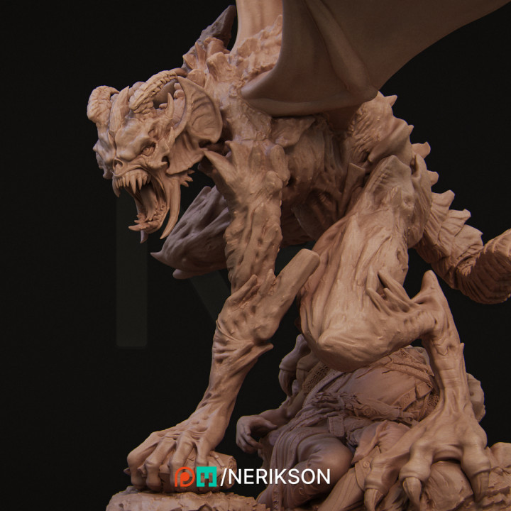 3D Printable Steve The Demon Imp [presupported] by Nerikson
